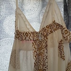Ultra Pink | Tops | Boho Sheer Top | Poshmark
